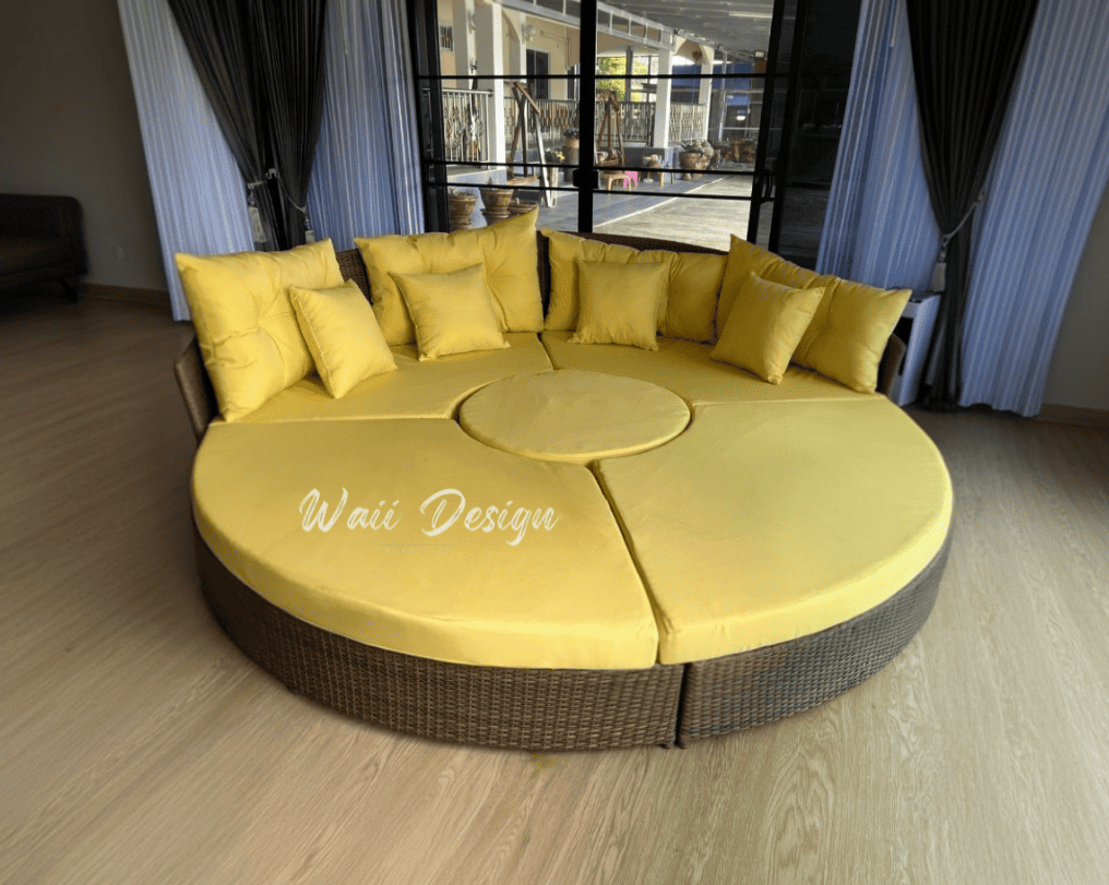 เตียงนอนเล่นหวายเทียม DB-007 - waiidesign.com