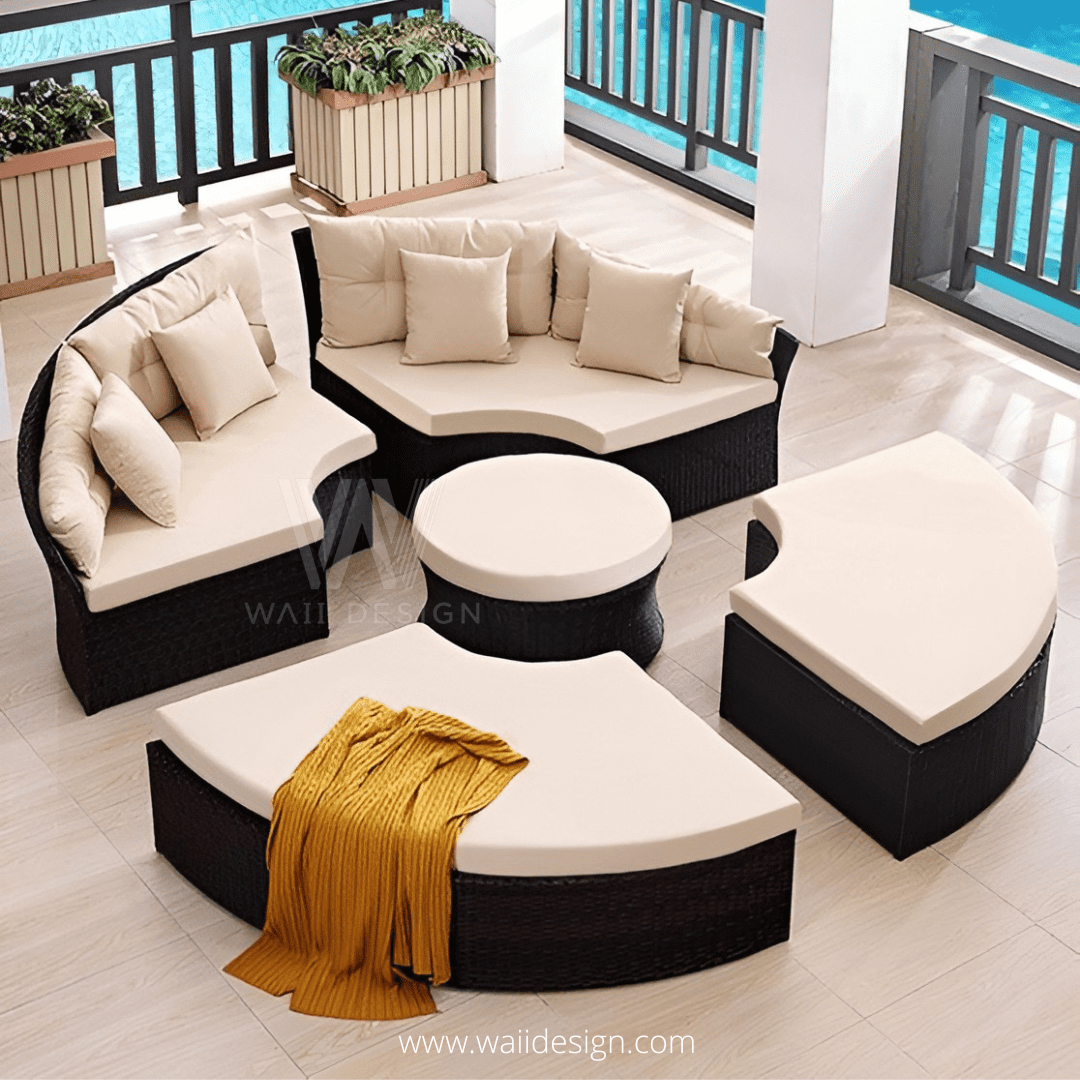 Rattan Daybed-DB-007 - waiidesign.com
