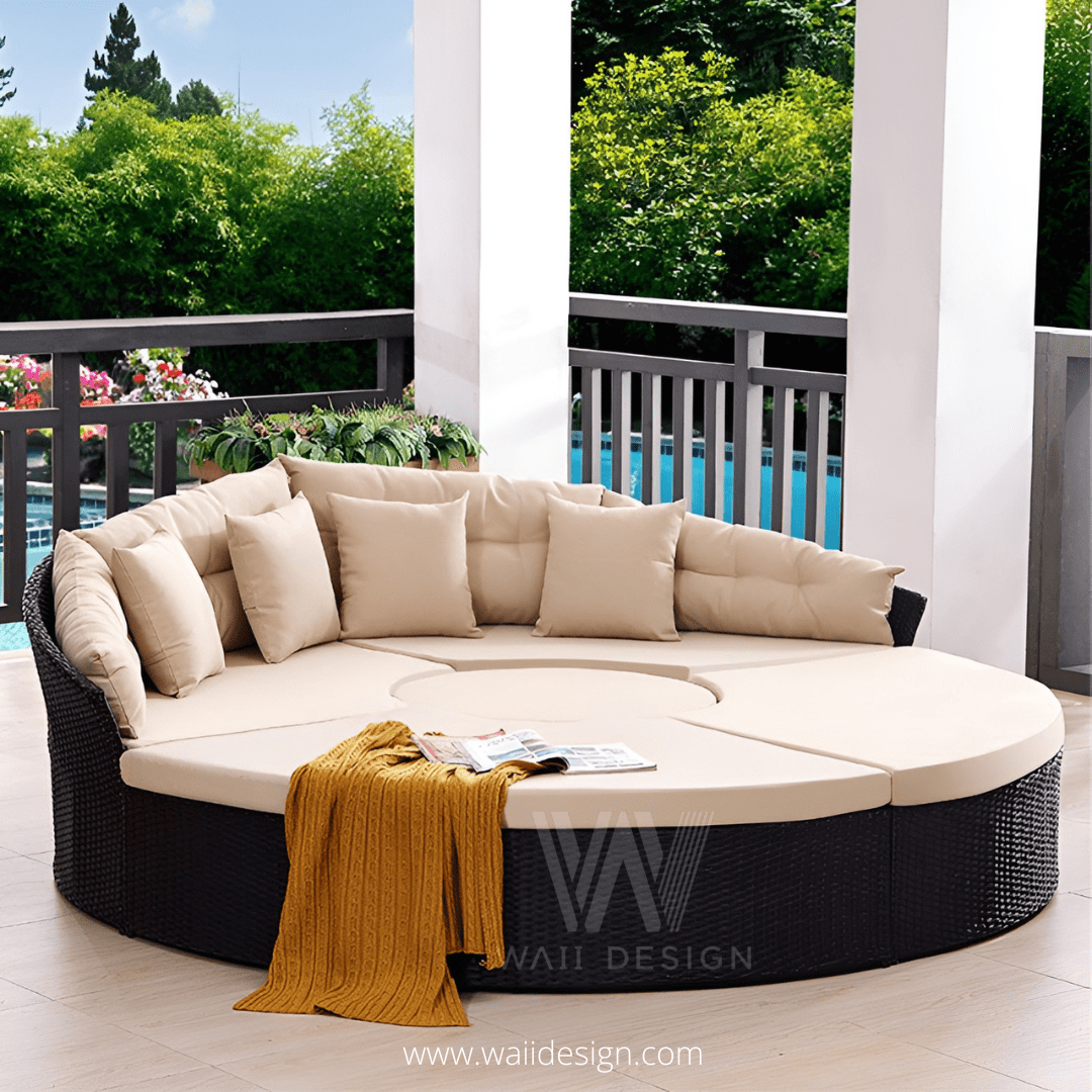 Rattan Daybed-DB-007 - waiidesign.com