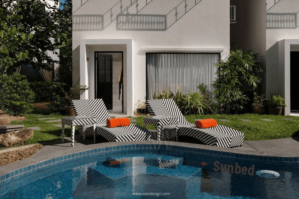 เตียงสระน้ำหวายเทียม Sunbed-SB-006 - waiidesign.com