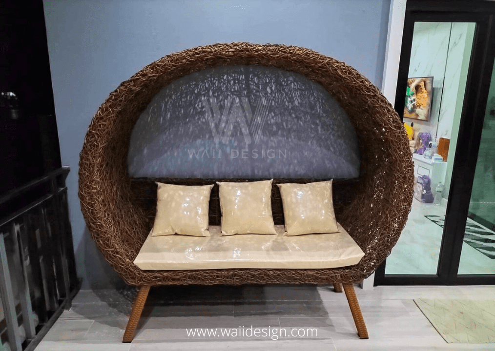 ซุ้ม หวายเทียม Rattan Arch-HC-025 - waiidesign.com