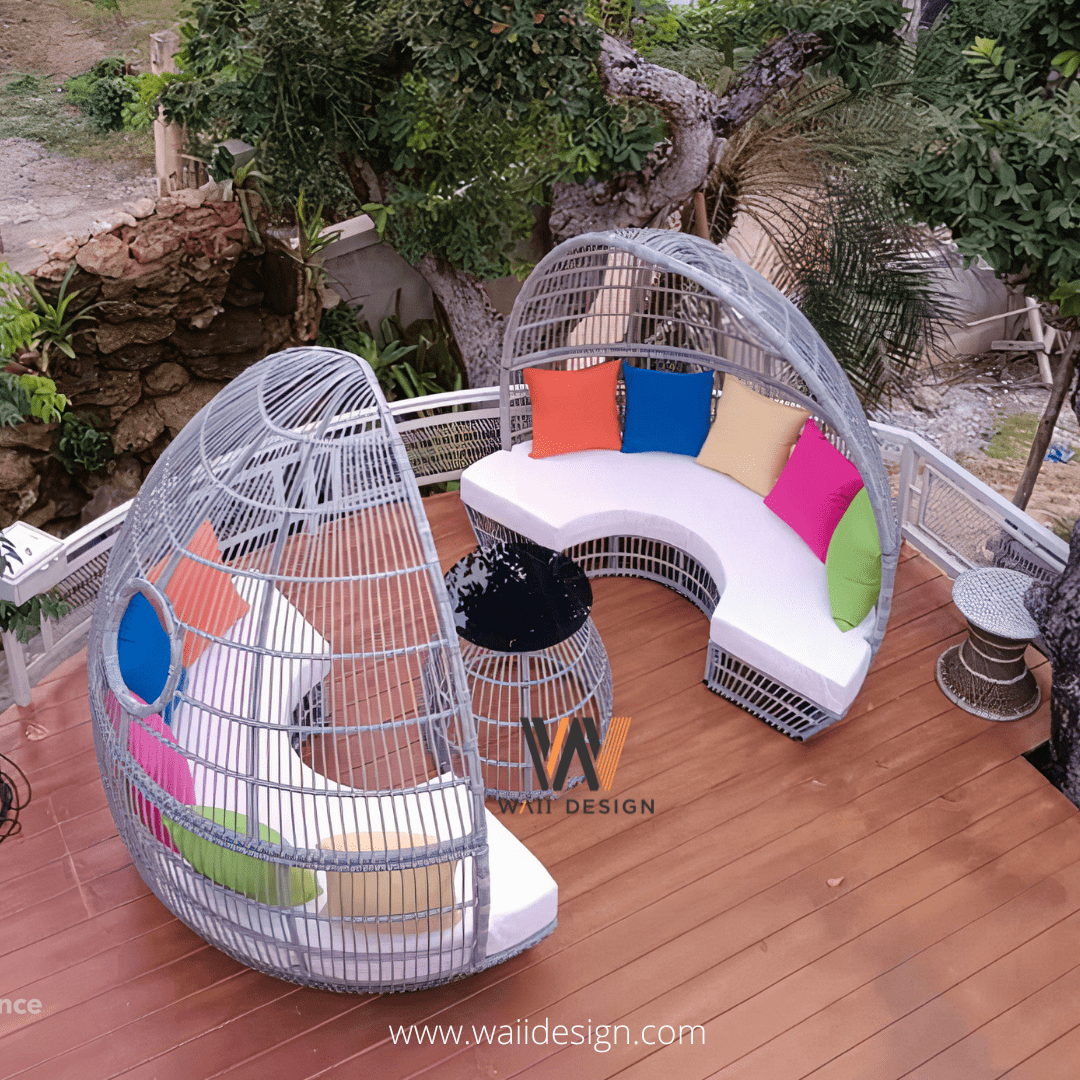 Outdoor Rattan Arch HC-018 - waiidesign.com