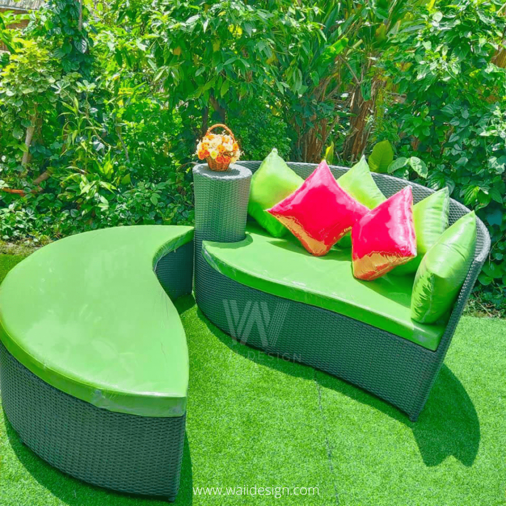 เตียงนอนหวายเทียม DB-005 - waiidesign.com