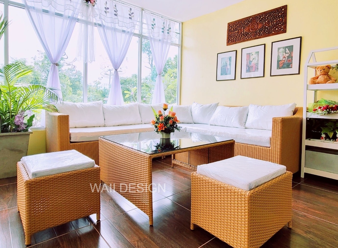 Rattan Sofa set LVB-024 - waiidesign.com