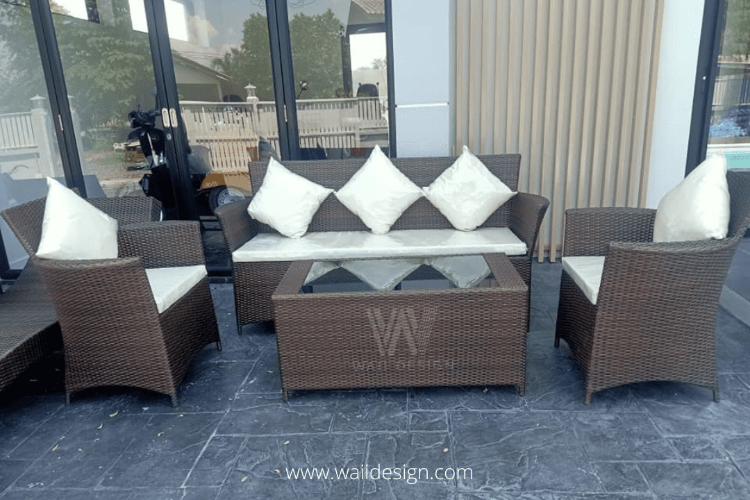 Rattan Sofa set LVB-025 - waiidesign.com