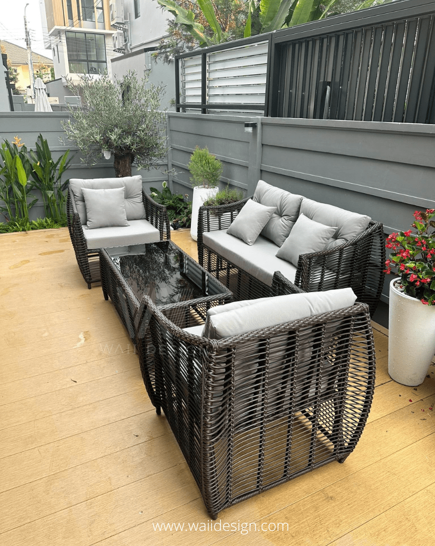 Rattan Sofa set LVB-030 - waiidesign.com