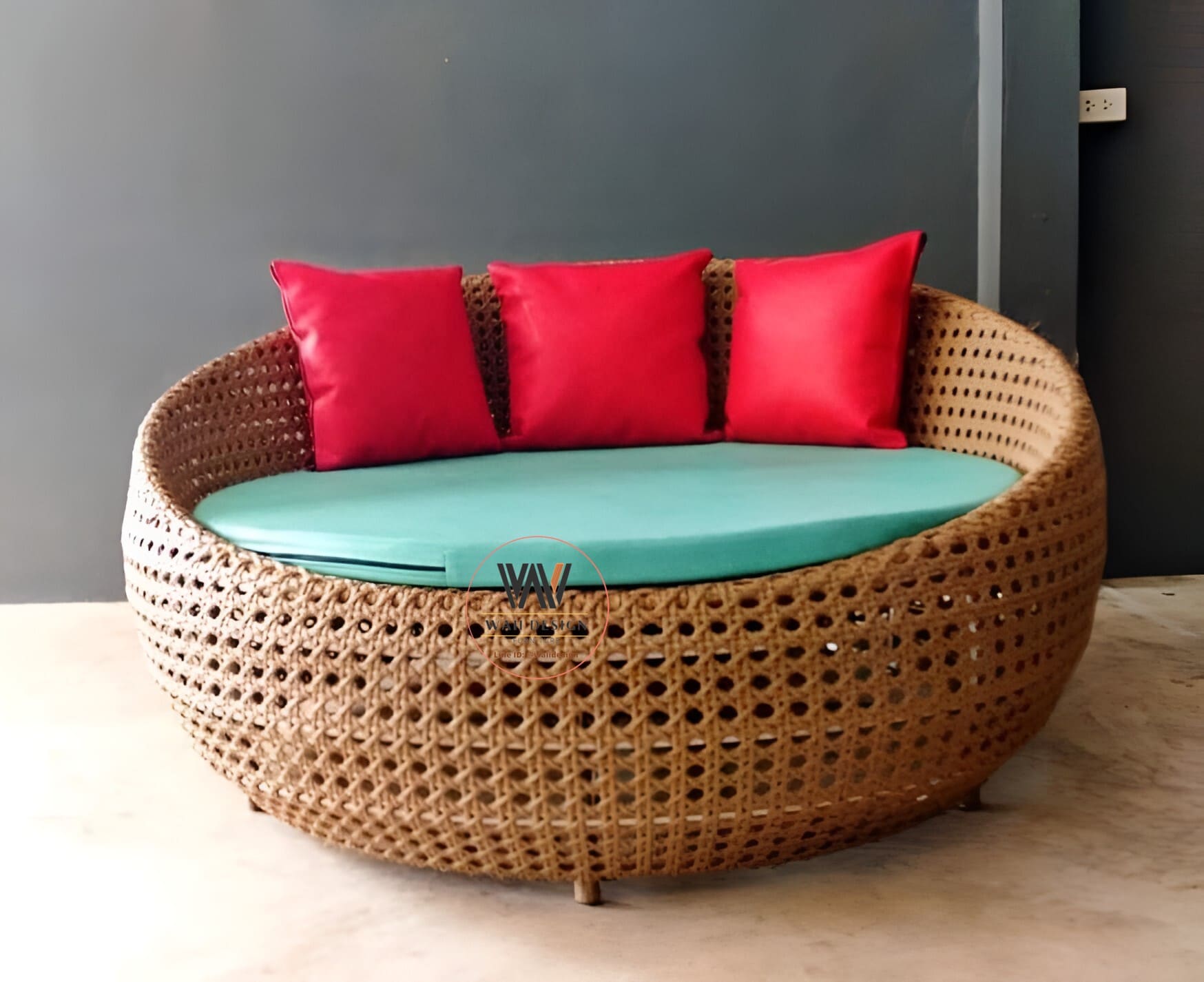 Rattan Daybed-DB-013 - waiidesign.com