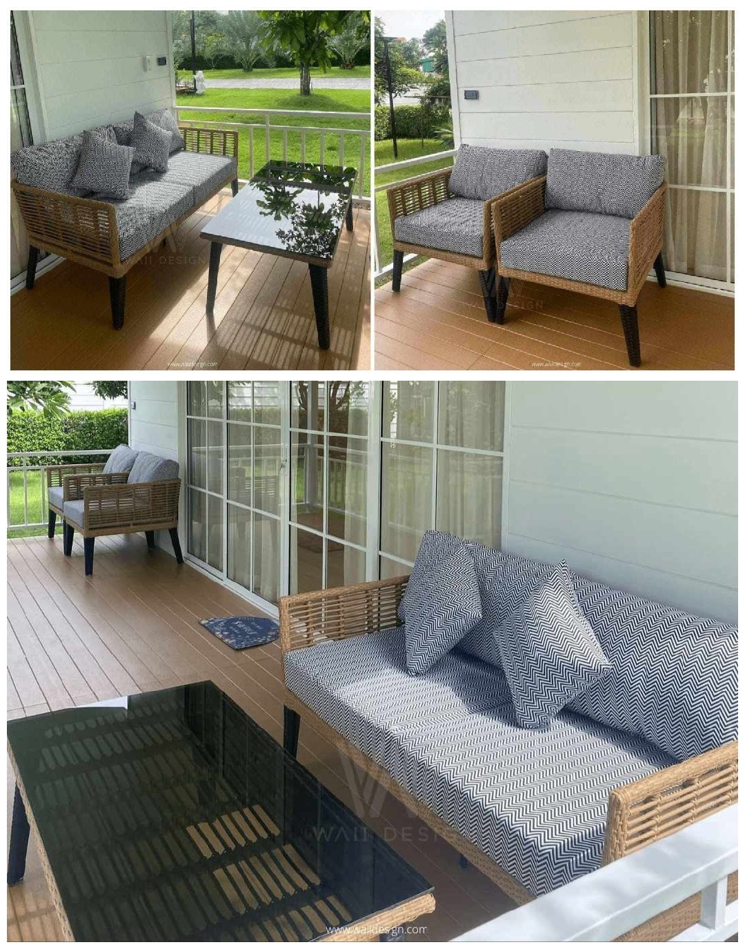 Rattan Sofa set LVB-041A - waiidesign.com