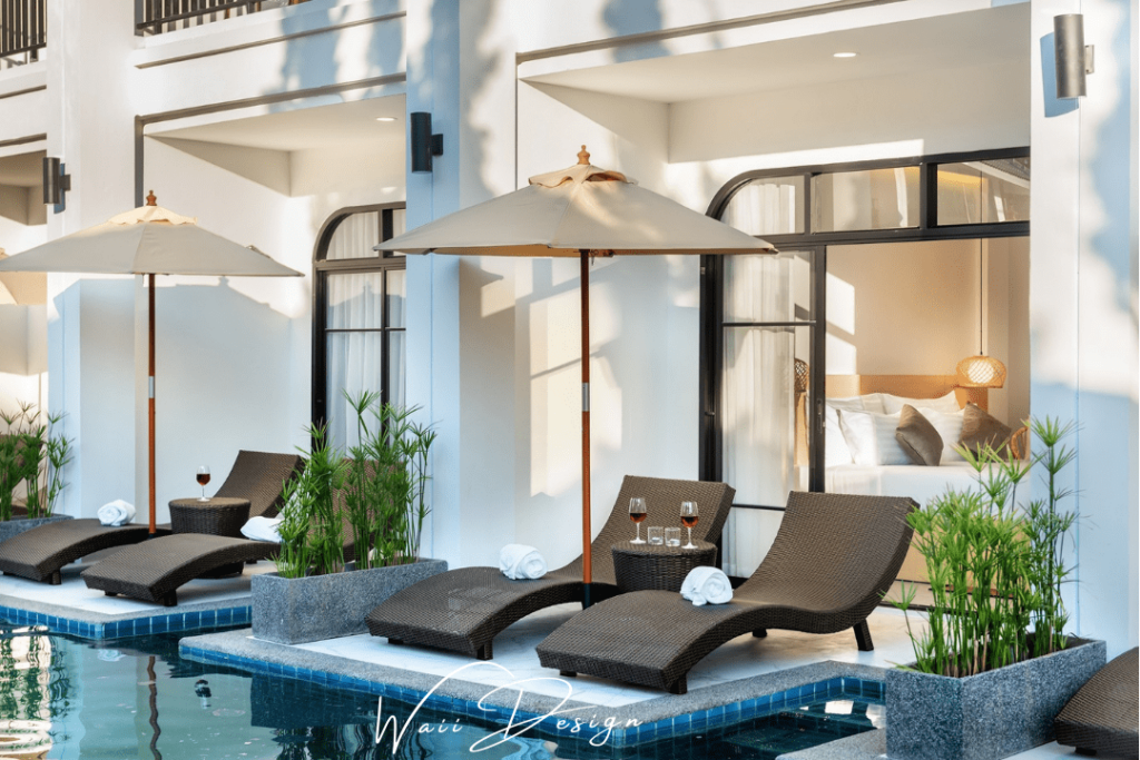 เตียงสระน้ำหวายเทียม Sunbed-SB-024 - waiidesign.com