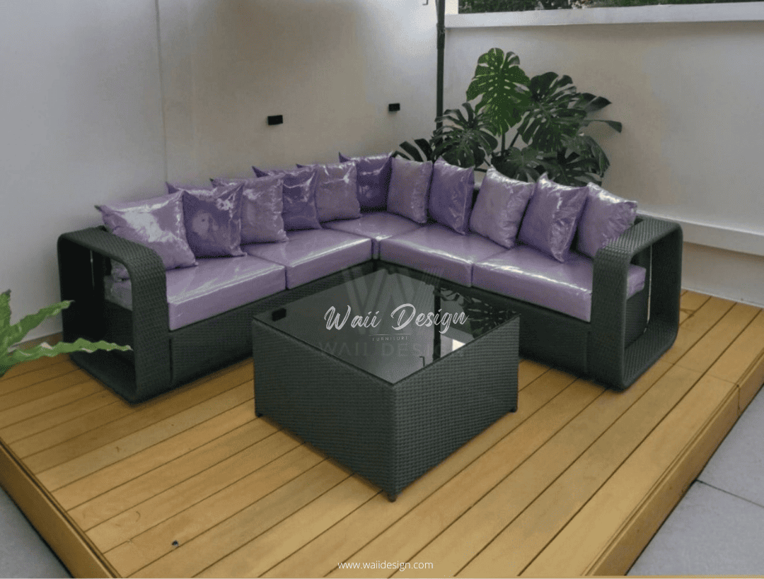 ชุดโซฟาหวายเทียม LVB-047 - waiidesign.com