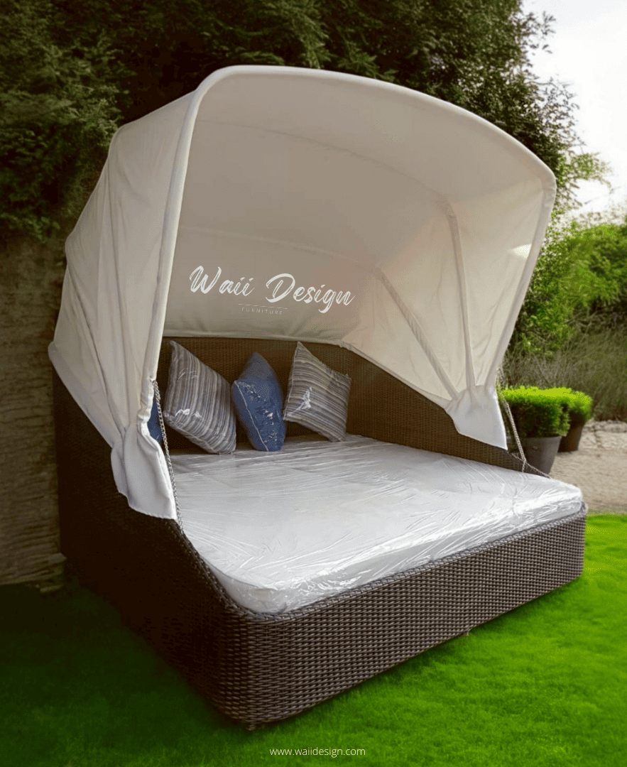 เตียงนอนเล่นหวายเทียม DB-014 - waiidesign.com