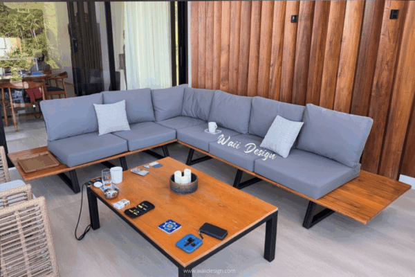 ชุดโซฟาหวายเทียม LVB-060 - waiidesign.com